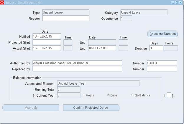 Oracle Applications: Oracle Absence Management Setup Steps