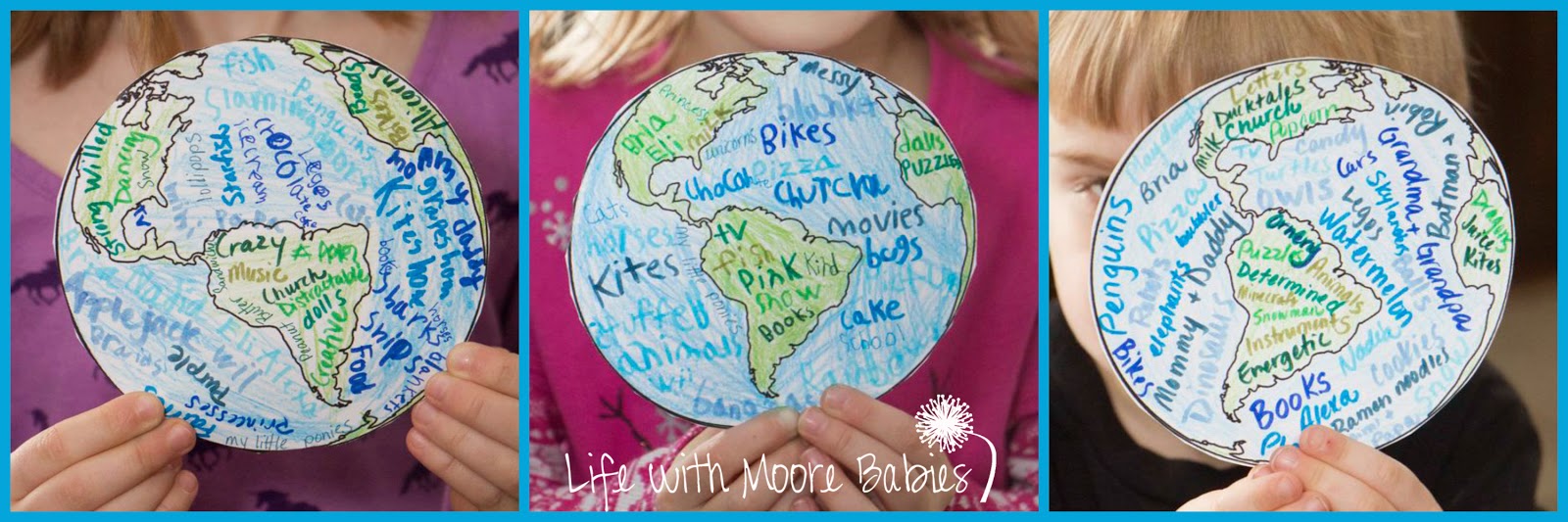 All the World Poetry Activity for Kids - Life with Moore Babies