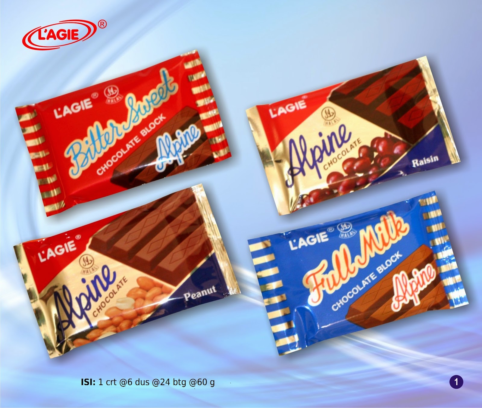 L'AGIE Chocolate: L'AGIE Chocolate, Kategori : Batangan / Bar