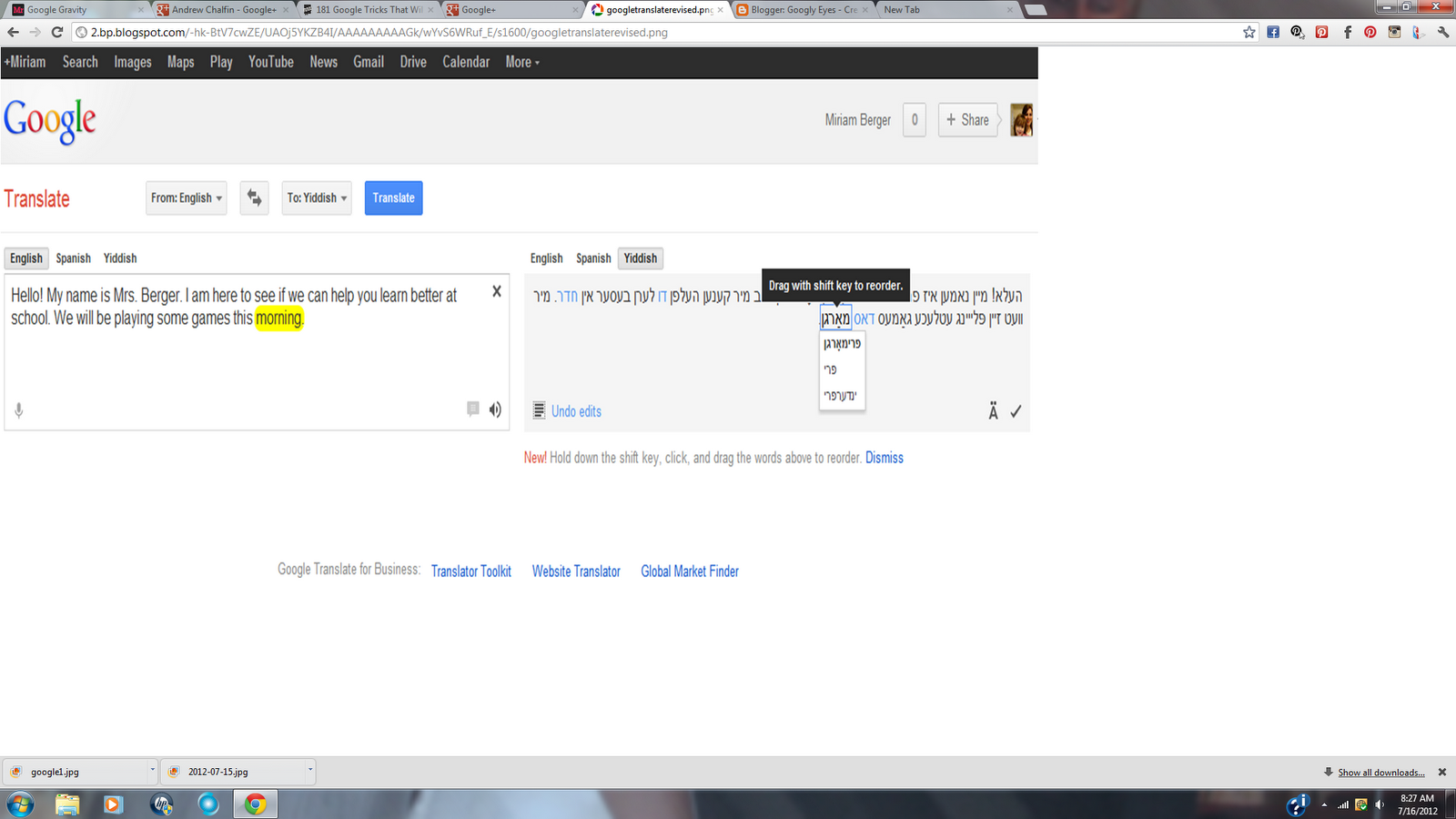 Googly Eyes: Gooooooooooooooooooooooooooooogle. Its true! Blog 5/5