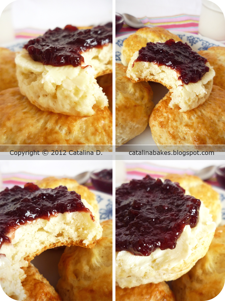 Catalina pece: Výzva The Daring Bakers: Tradiční scones