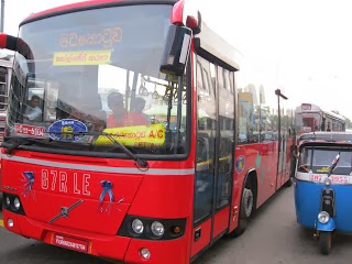 Black South Asia: CTB Buses on Katunayake Highway