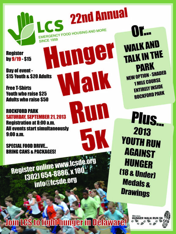 LCS Volunteers: Call to Action - Walk/Run Posters
