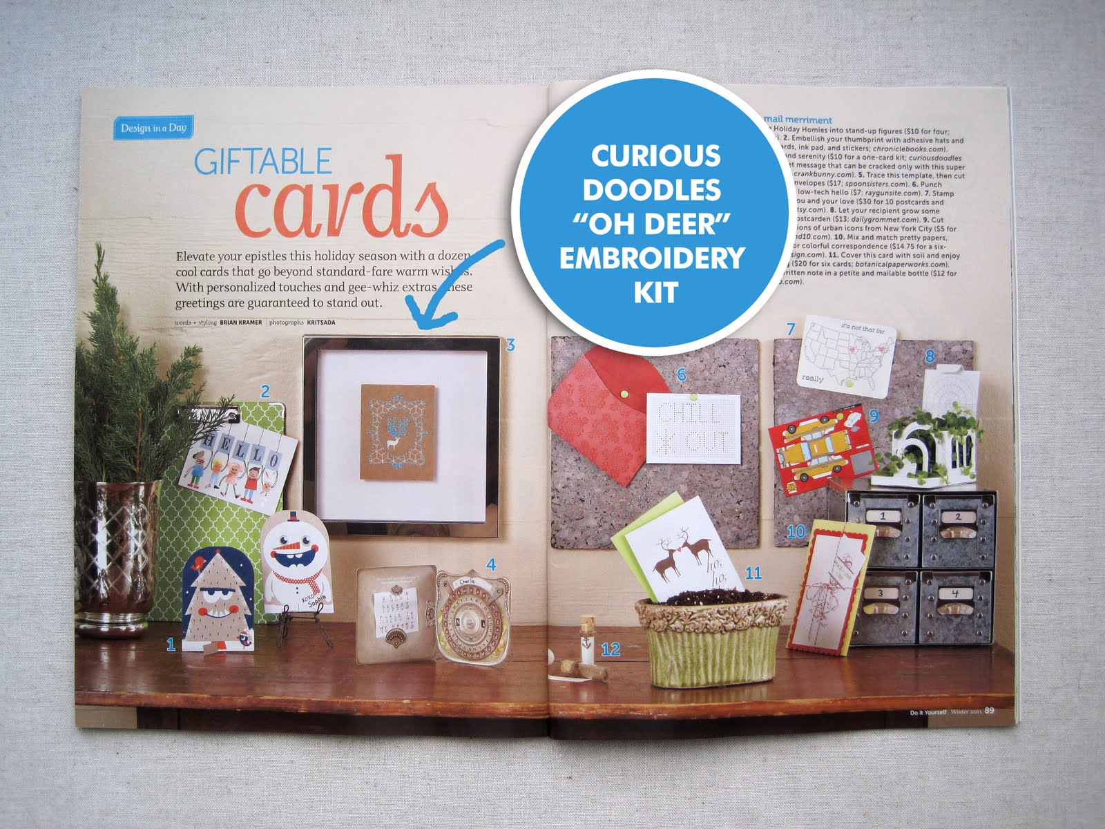 CuriousDoodles: Do It Yourself Magazine Feature
