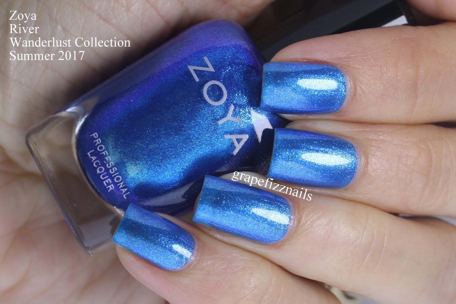 Grape Fizz Nails: Zoya Wanderlust Collection, Summer 2017