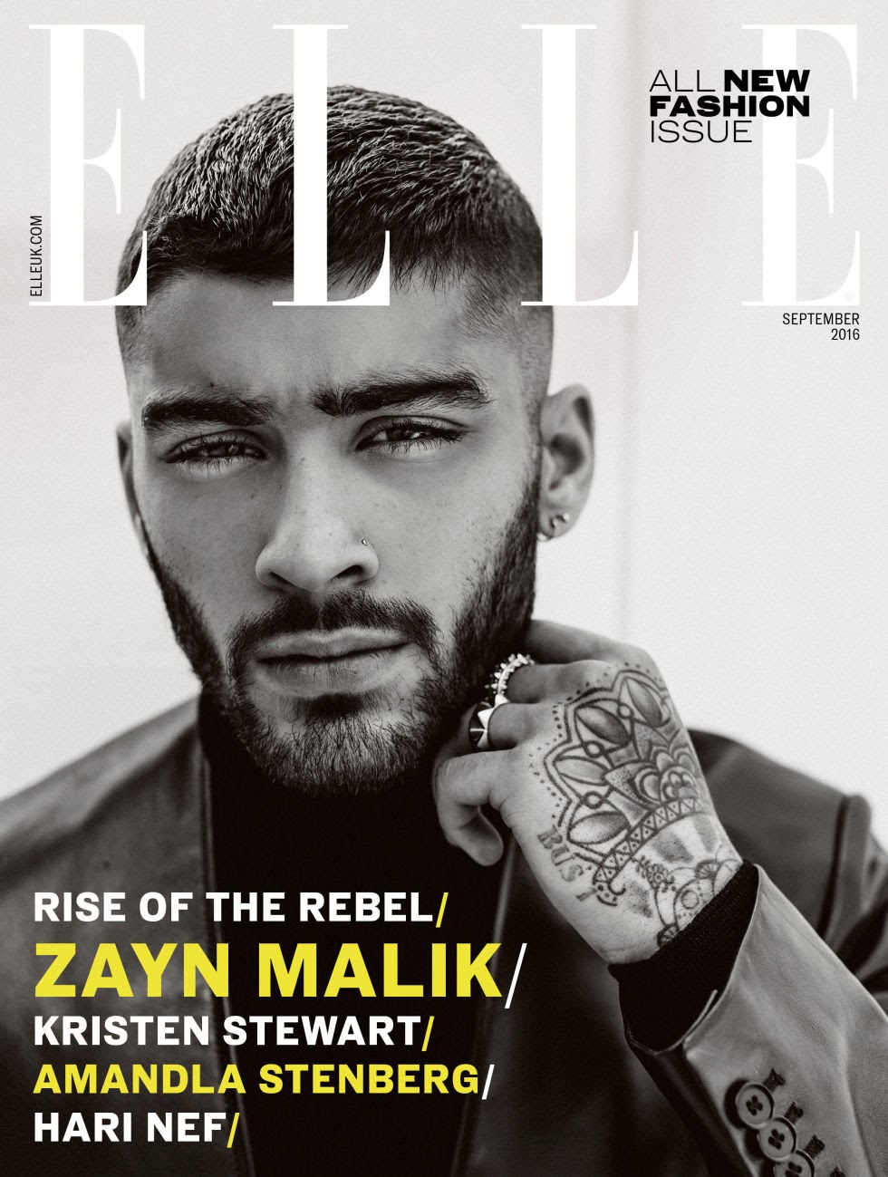 Zayn Malik para ELLE UK Septiembre 2016 (fotos y video) | El Blog De ...