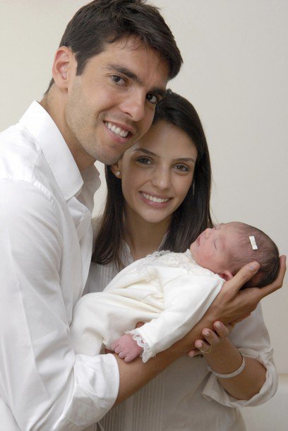 Soccer Legends Pics: kaka with family