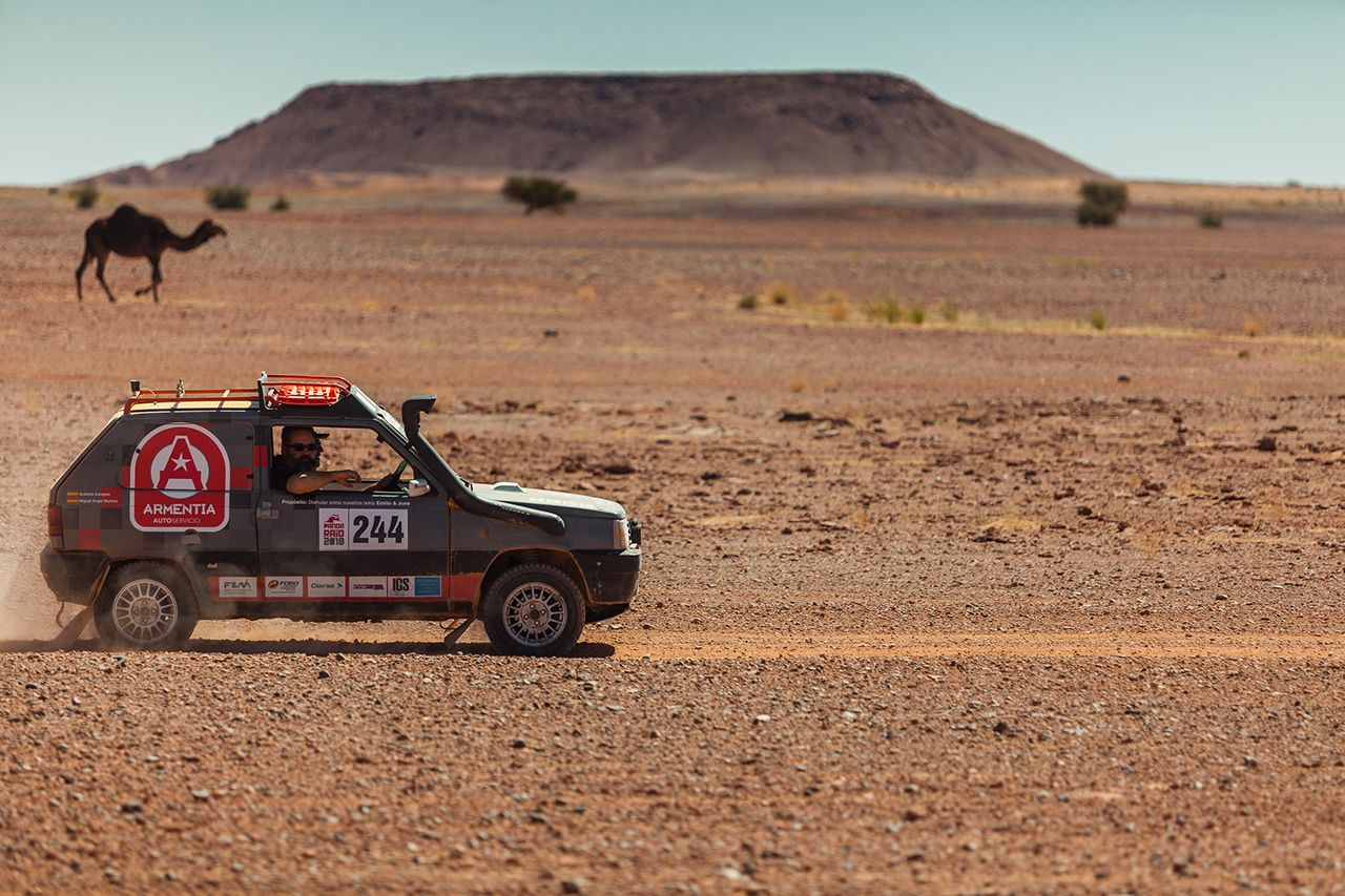 Fiat Panda Raid 2018: l’inarrestabile Fiat Panda conquista il deserto