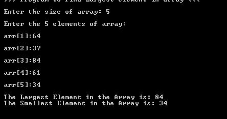 find second largest number in array