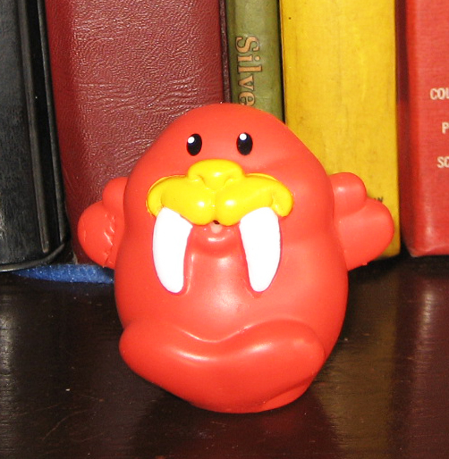 Percy's World of Toys Series 2: 3428. Red Walrus