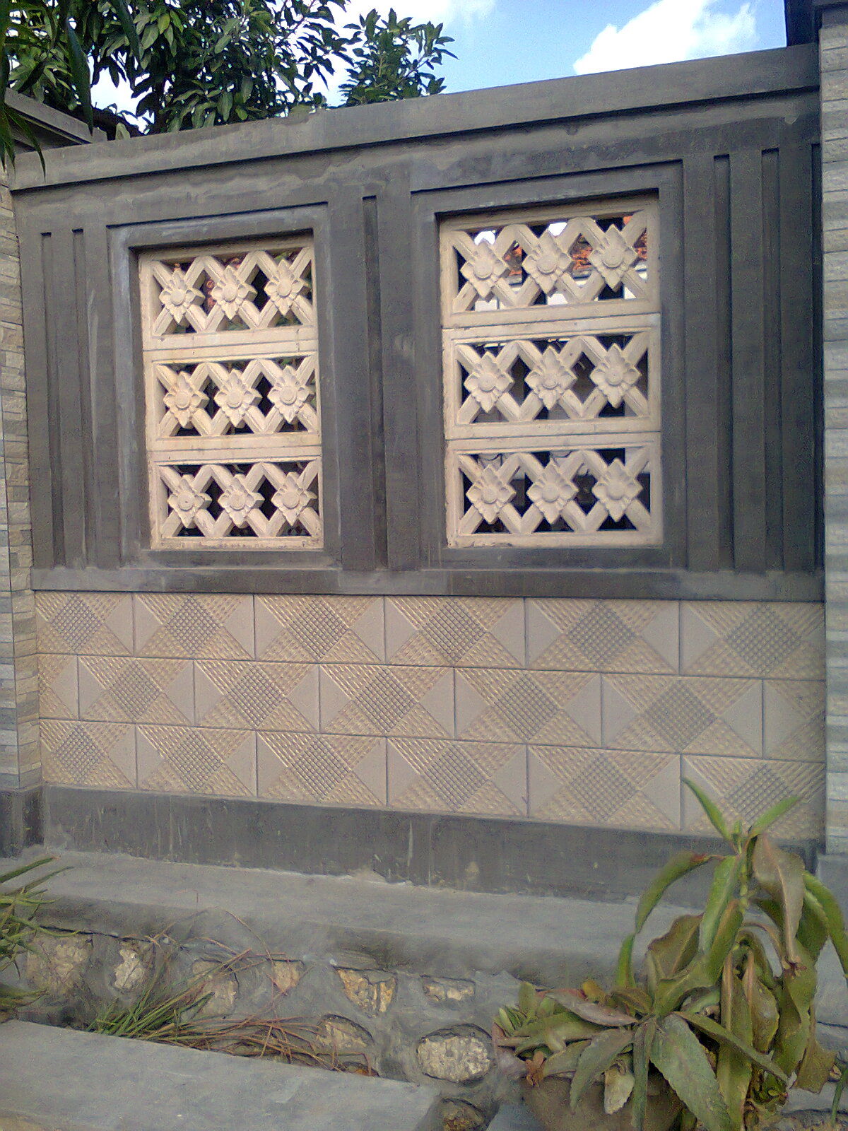 32+ Inilah Foto Pilar Pagar Batu Alam