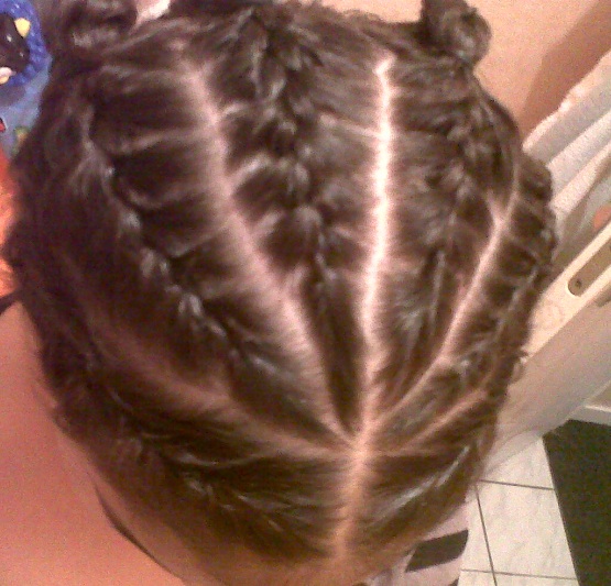 Ne Manquez pas d'idées: des tresses collées