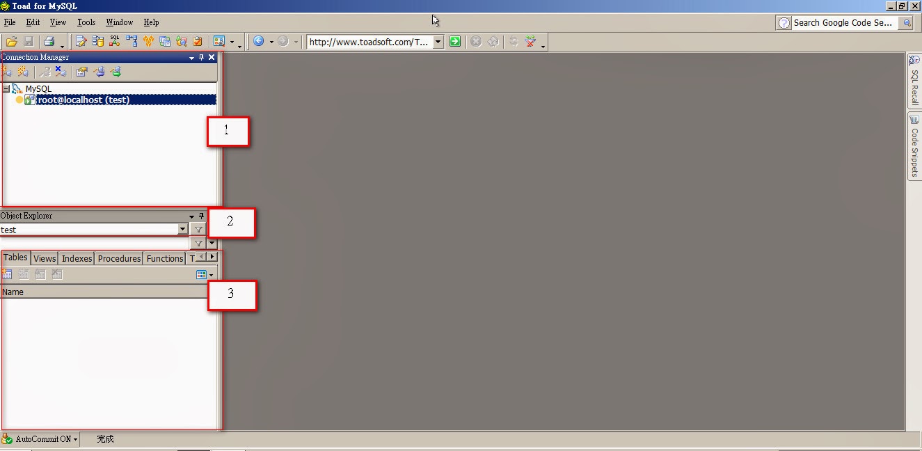 Java程式教學甘仔店: [DB_Toad]Toad工具資料庫連線設定相關說明 --MySQL