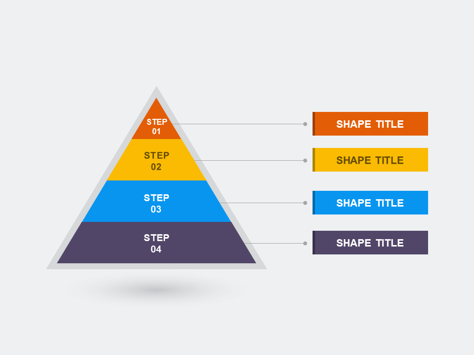 Triangle Vertical List PowerPoint Templates - PowerPoint Free