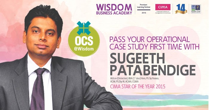Pass your CIMA operational level case study first time @WISDOM with ...