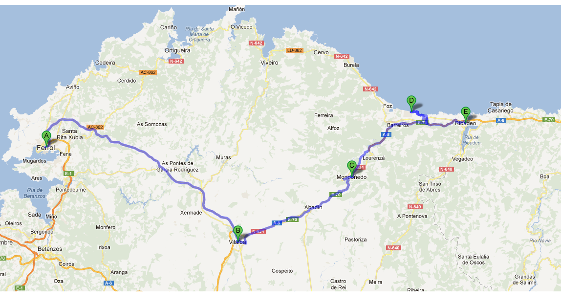 Sígueme la pista: Ruta a la playa de las catedrales ( Ribadeo)
