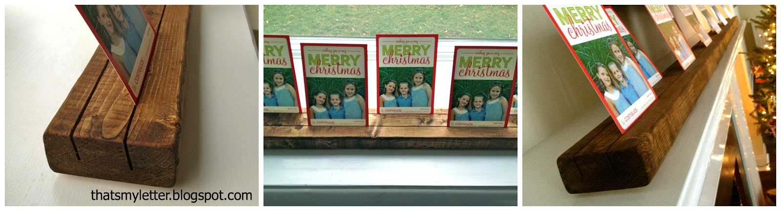 2x4 Holiday Card Holder - Jaime Costiglio