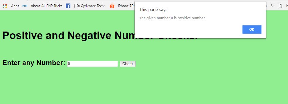 Free Programming Source Codes And Computer Programming Tutorials Positive And Negative Number