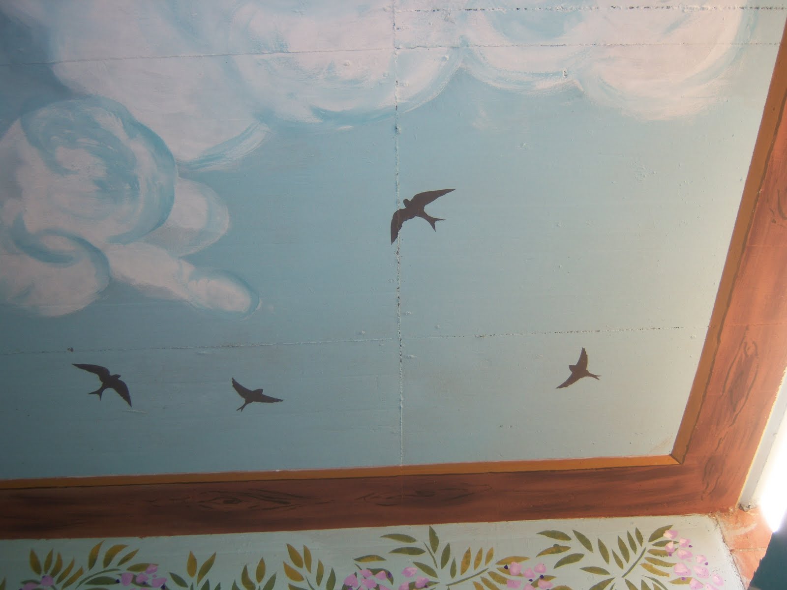 FattodaGio: Cielo con rondini stencil