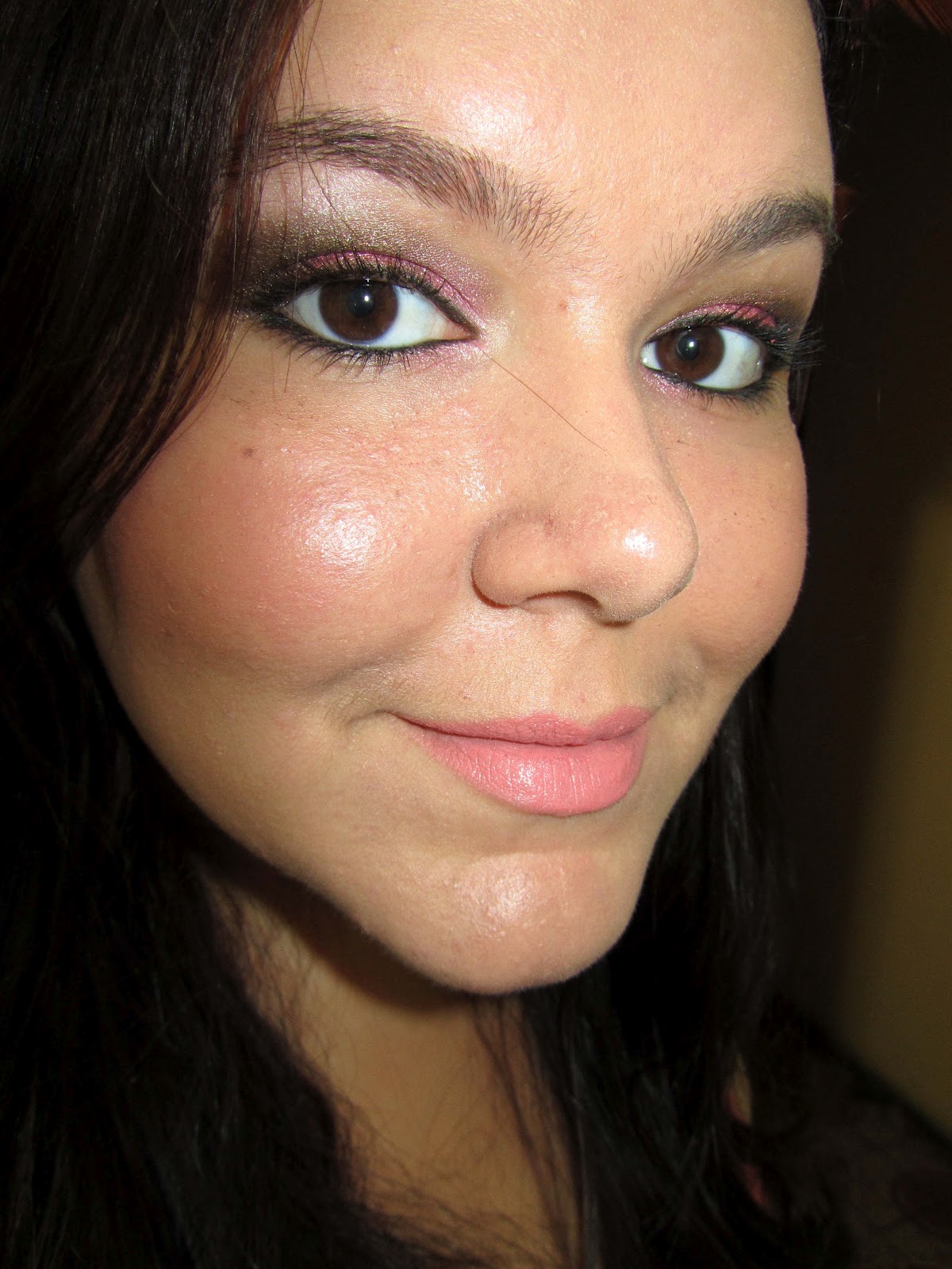 Make Rosa com Marrom