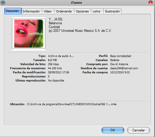 Belanova - Cocktail [iTunes Plus AAC M4A] - PSXDB - LMEPEM