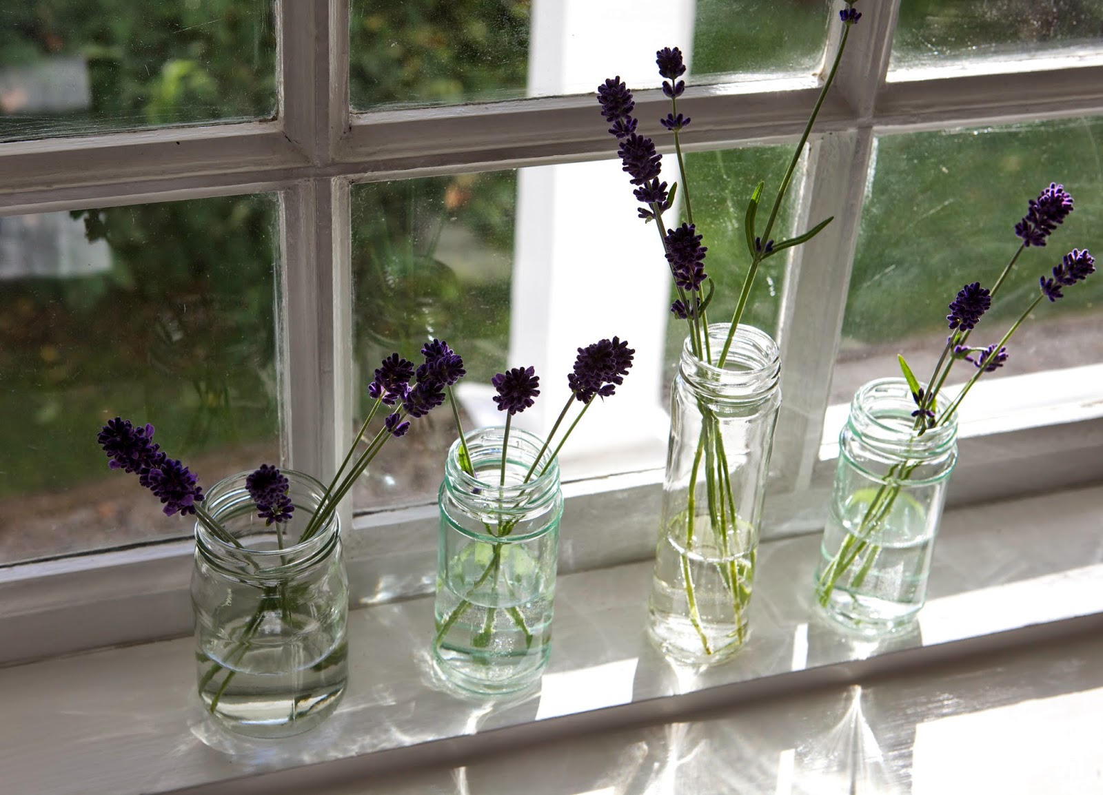 LILLA VILLA VITA: Små glasburkar