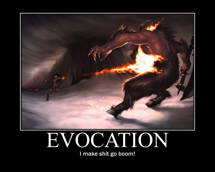The Looney DM: Evocation