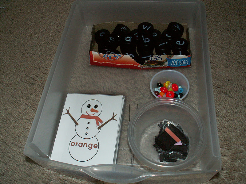 "The Kids Place" Home Daycare and Preschool: Learning Activity Boxes