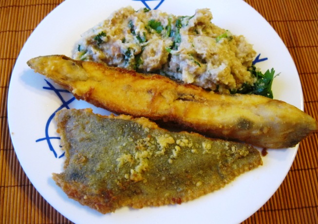 Cozinha com a Anna: Pregado Frito com Açorda de Coentros