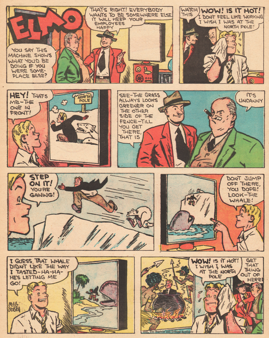 Screwball Comics: The Sexy Screwballism of Cecil Jensen's Elmo Comic ...