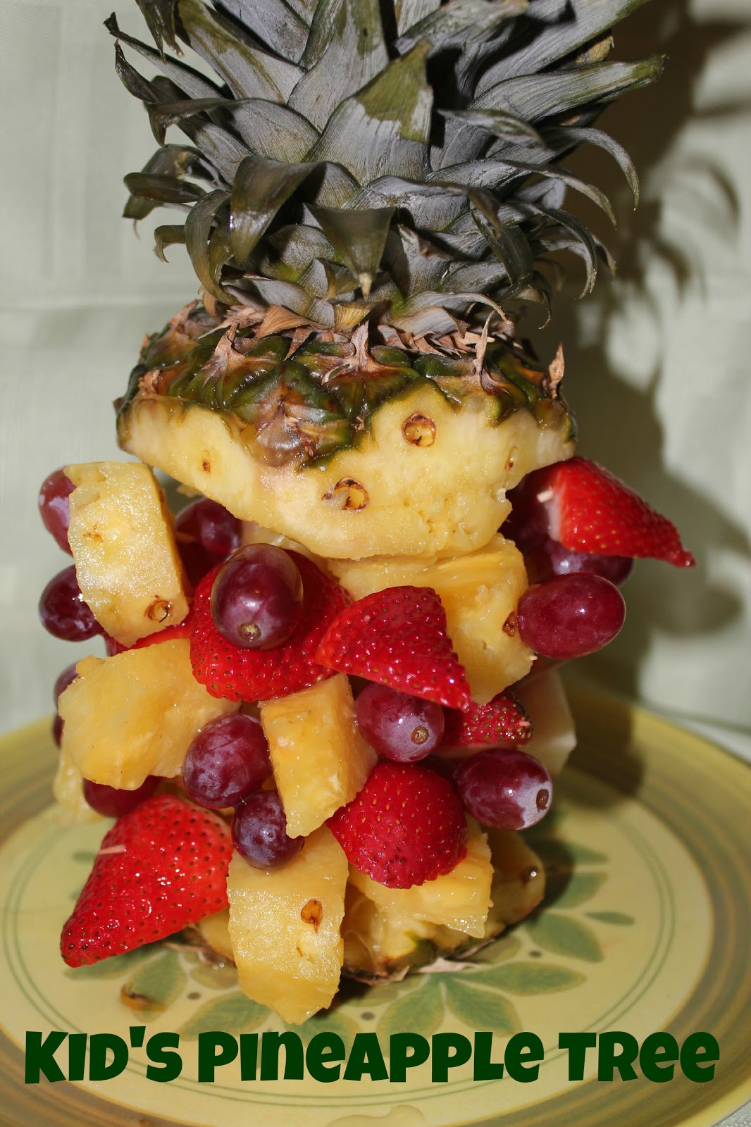 DIY Pineapple Tree Kids Recipe Activity