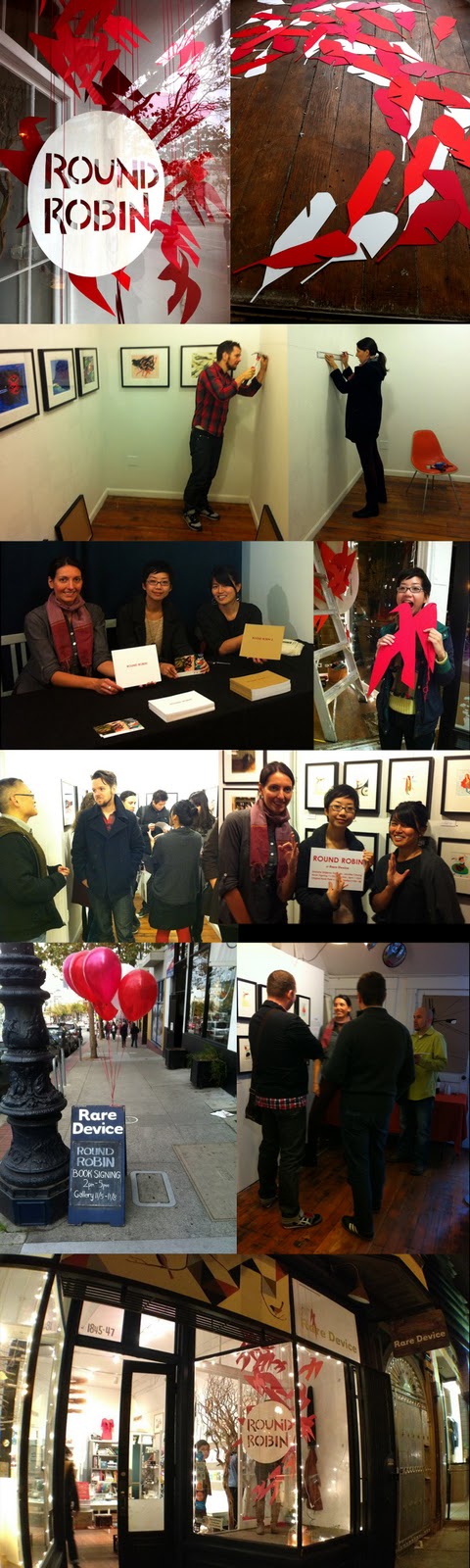 CHA HAN!: ROUND ROBIN Book signing & Gallery opening at Rare Device