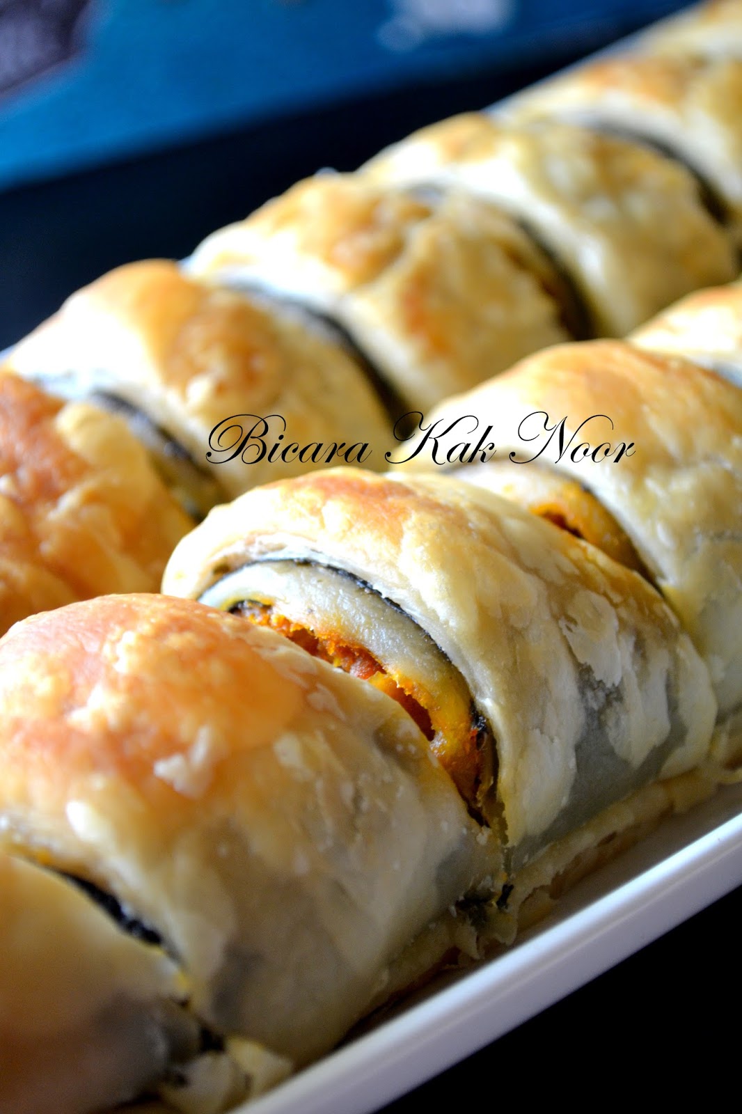 Pastri Puff Gulung With Seaweed - Dapur Kak Noor