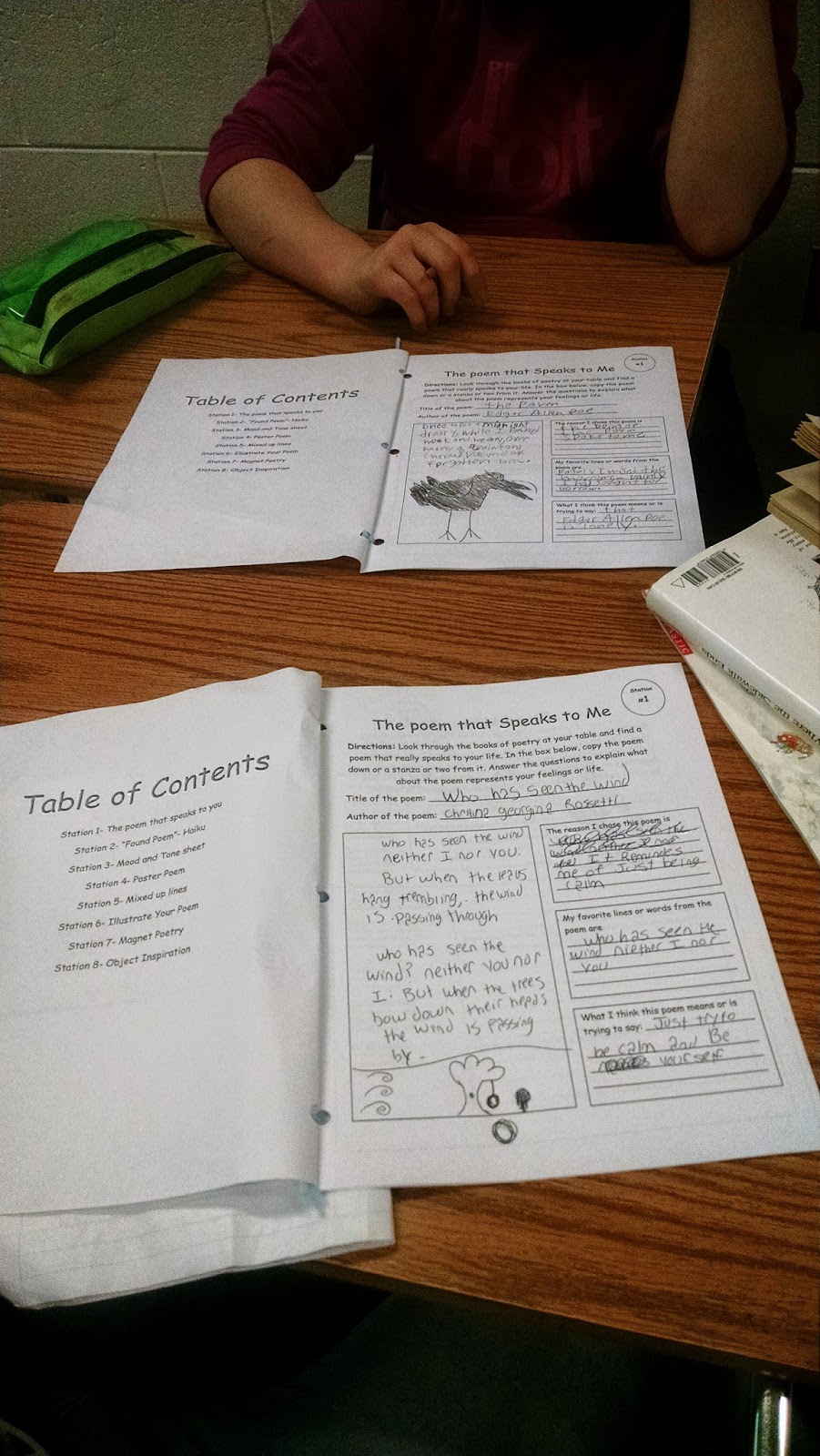 Literacy Station Inspiration: Poetry Stations