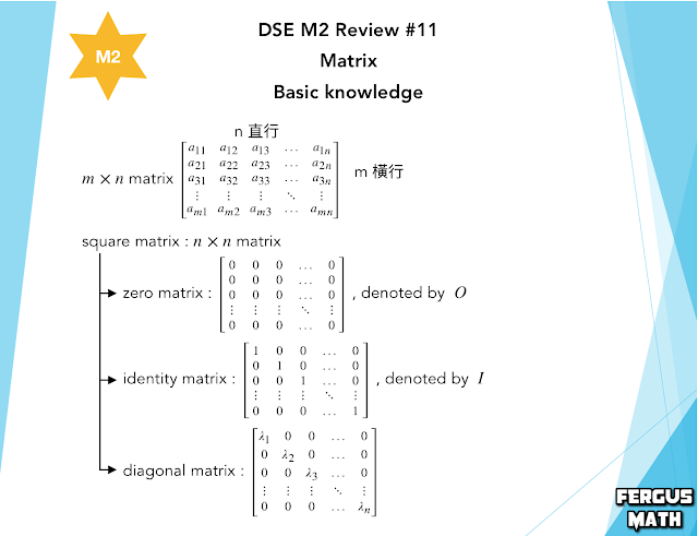 Fergus Sir Mathematics: M2 Review - Chapter 11 Matrix