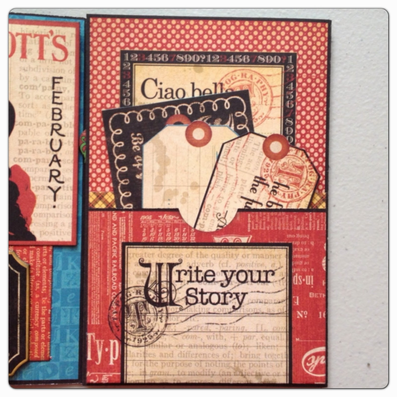Paperiah: Graphic 45 Typography Card Tutorial