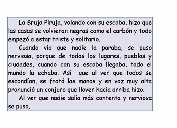 Cuento para niños - La Bruja Piruja