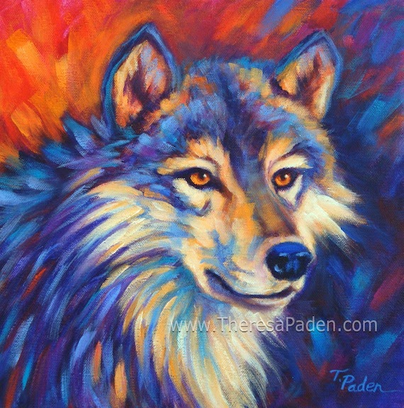 Wildlife Art of the West: Colorful Animal Paintings Wildlife Wolf Art ...