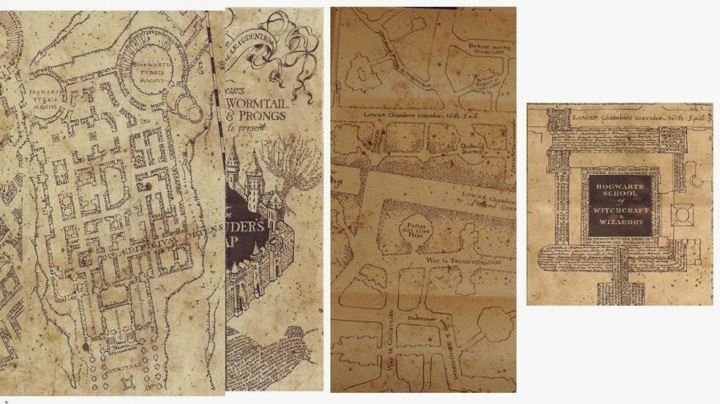 PotterBrasil: Mapa do maroto para imprimir e montar