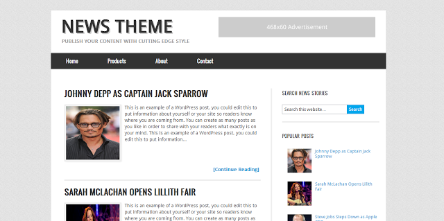 News Blogger Template - Genesis Theme SEO Friendly untuk Blogspot ...