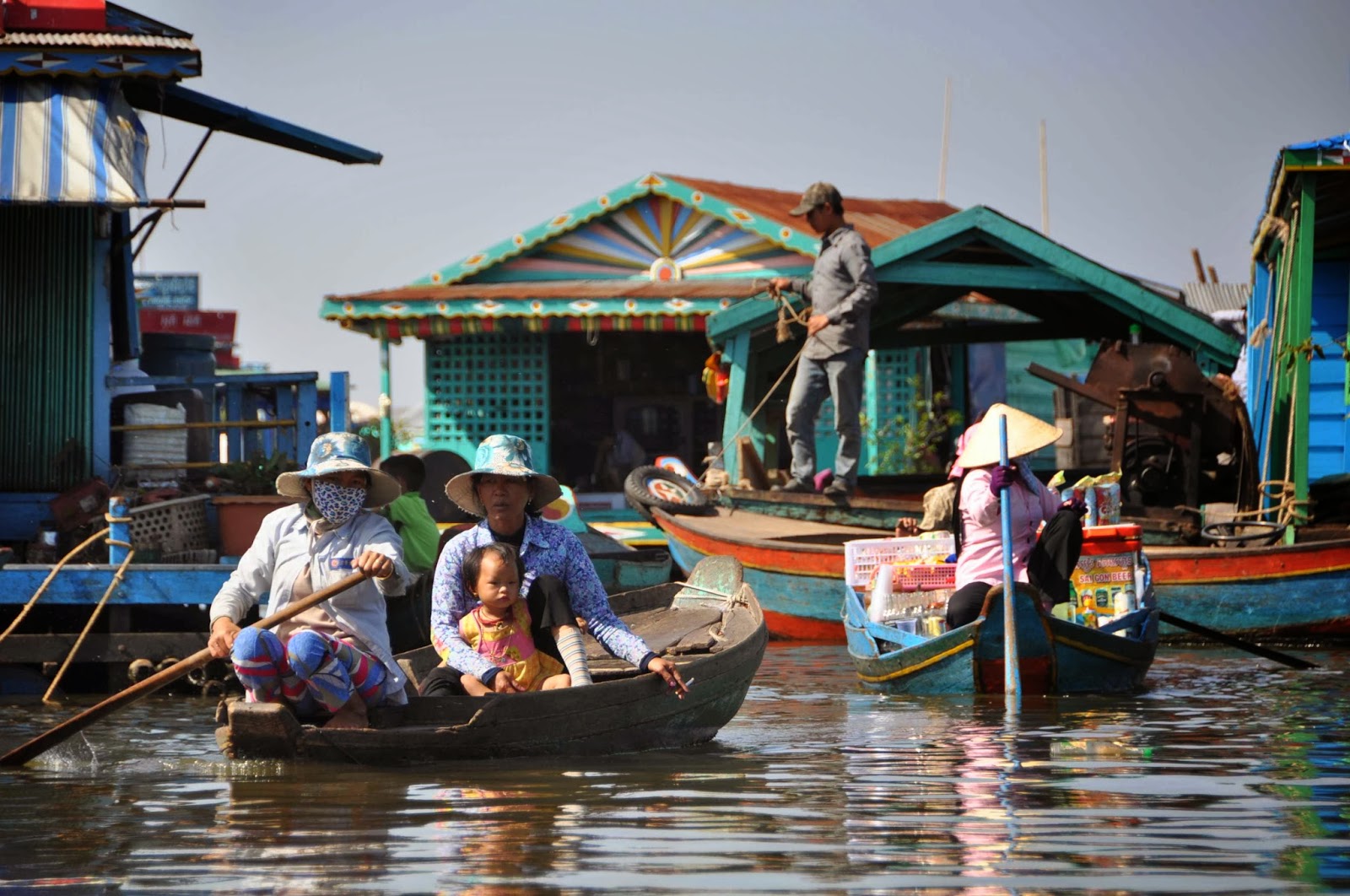 Cambodge, Laos, Vietnam - Ouest Américain (2014): Le village flottant ...