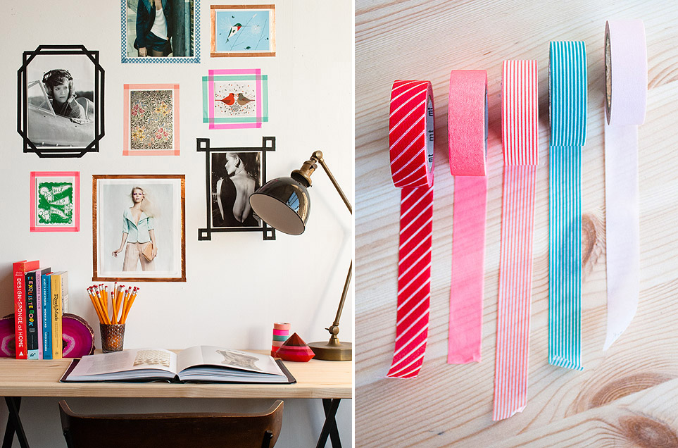 DIY Cómo decorar las paredes con cinta decorativa