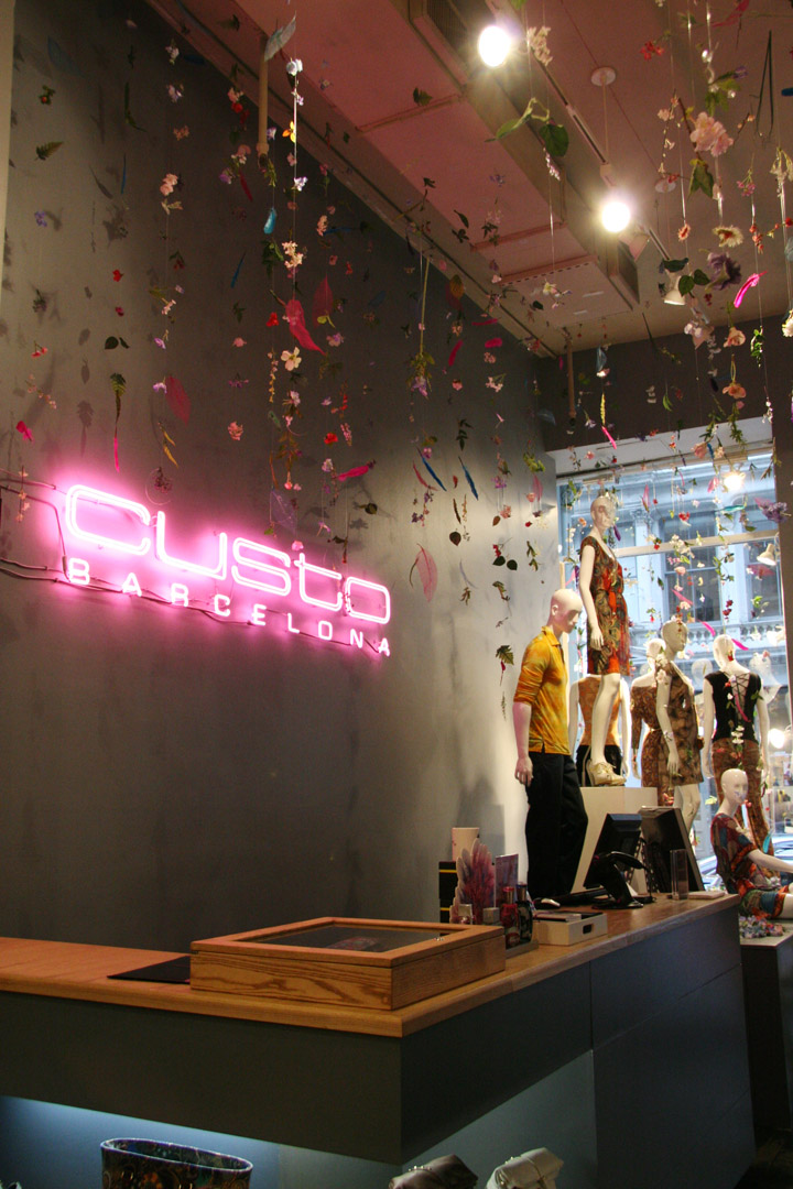 Interior Design Ideas: Custo Barcelona Store Design: Hanging Gardens
