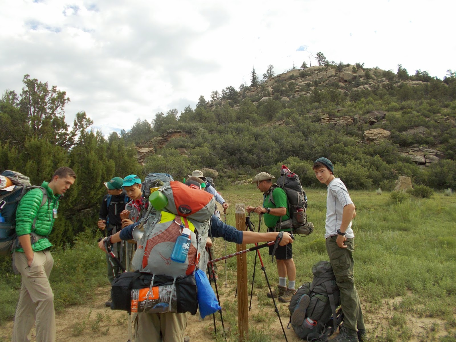 scott's ravings: Philmont Scout Ranch - Day Two - House Canyon to Cook ...