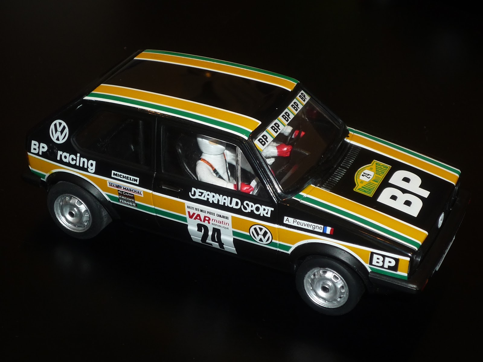 Rally-Slot Colección: Volskwagen Golf GTI "Bp Racing" #24