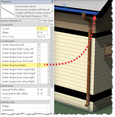 BIM Chapters: Revit Content Review: Lindab Gutters and Downspouts