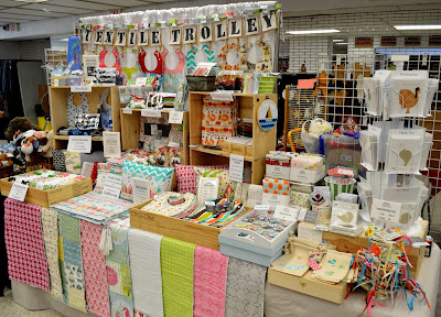 TEXTILE TROLLEY: The latest Craft Show