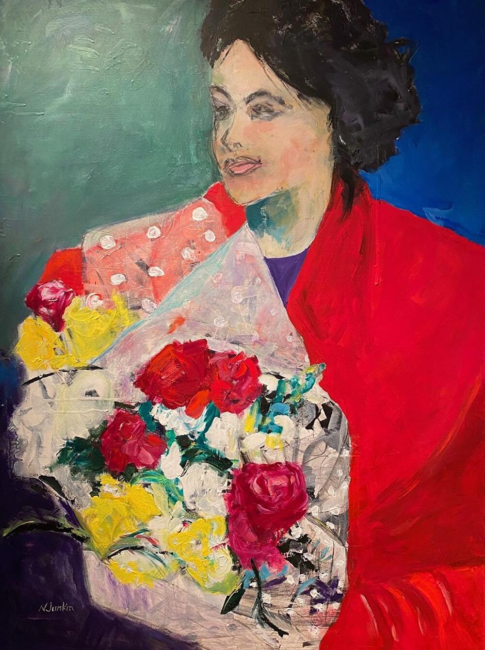 Daily Painters Abstract Gallery: Expressionist Female Figurative ...