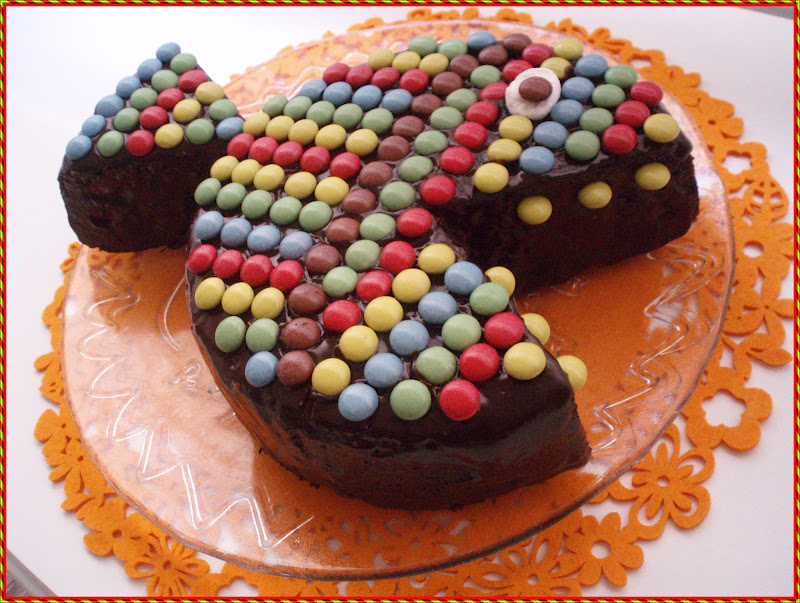 La cocina de Deleyn: Tarta pez multicolor de chocolate Thermomix y ...