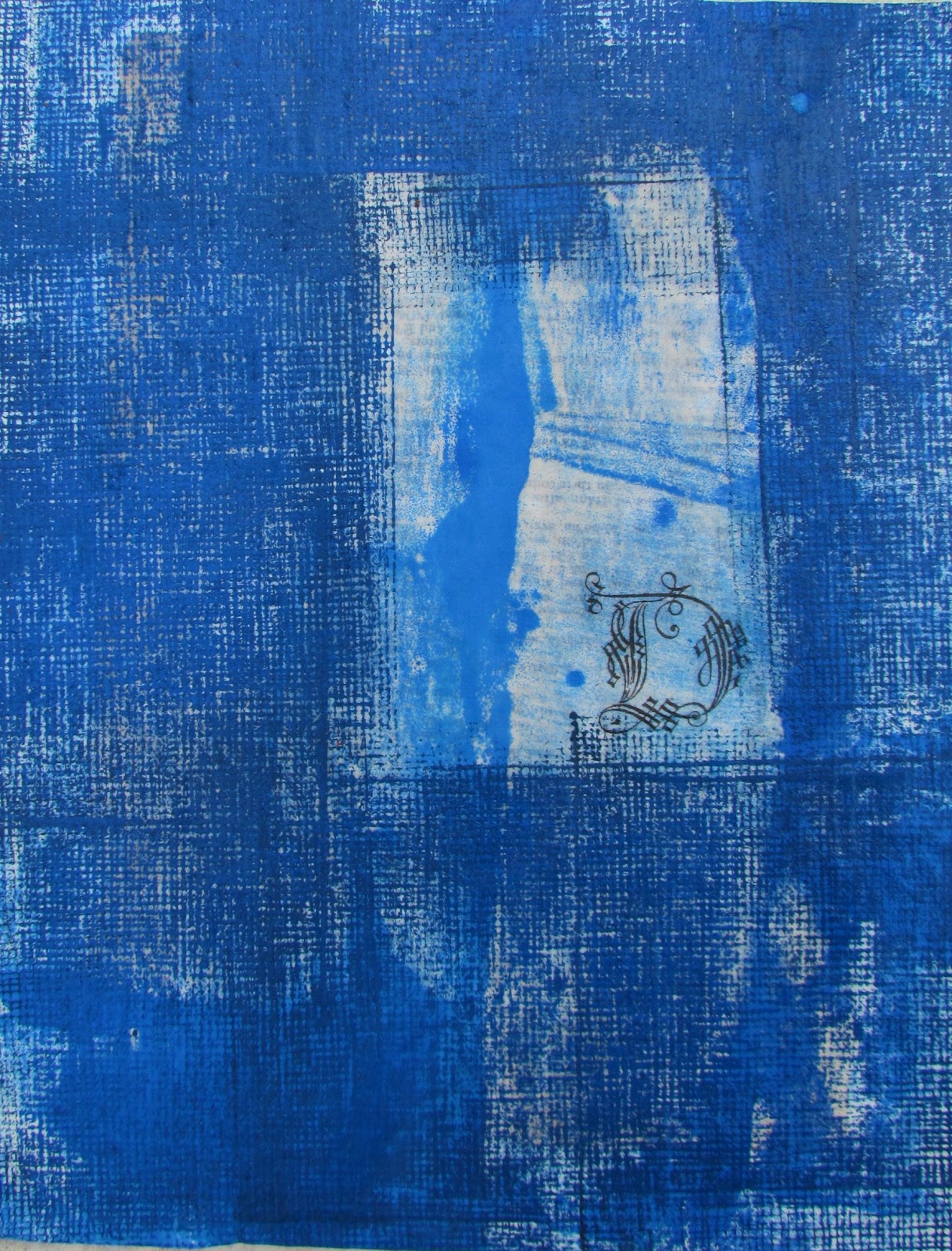 Dee Day Art Journal: "Reveal and Conceal" (Mono Printing Demo)